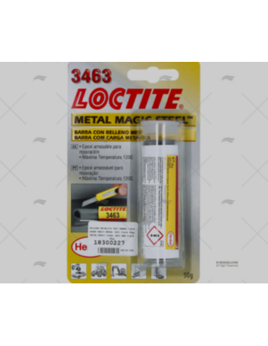 Loctite EA 3463 Metal Magic - Reparación Rápida de Metales