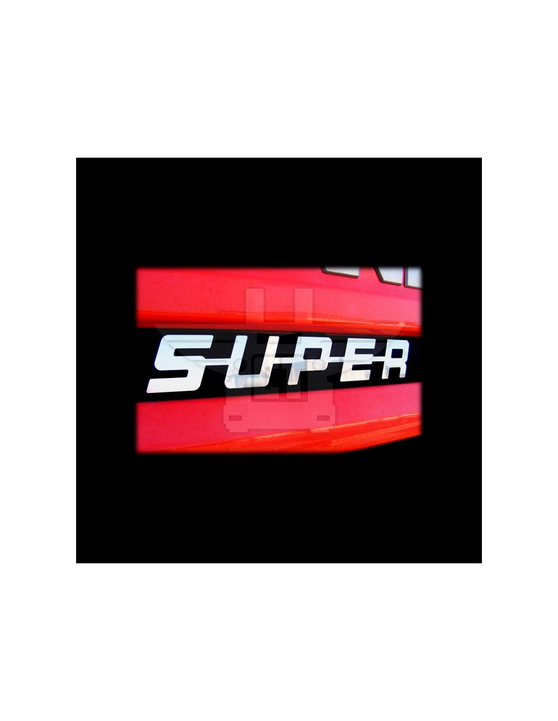 Logo "Super" Universal para Scania - Acero Inoxidable de Alta Calidad